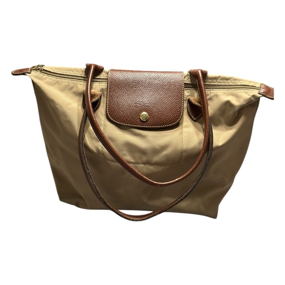 Longchamp | Bags | Longchamp Tan Tote Bag | Poshmark